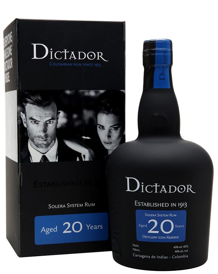 Dictador 20 years old Solera Distillery Icon Rum